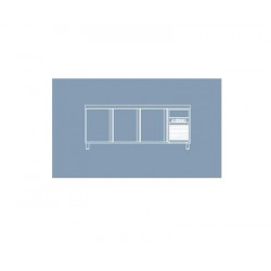 CORECO Refrigerated counter with 3 doors 800 series