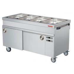 ARISCO BTEB714HM Bain marie 4x GN 1/1 with stand
