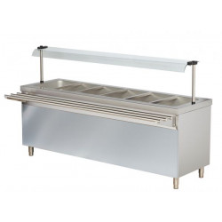 ARISCO BTEB 721HFN heated buffet server with cabinet