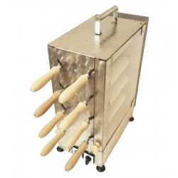 Electric chimney cake baking machine - 8+8 baking wood