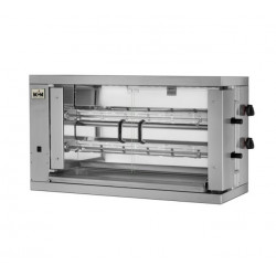 MCM 2 EG gas chicken roaster for 12 chicken