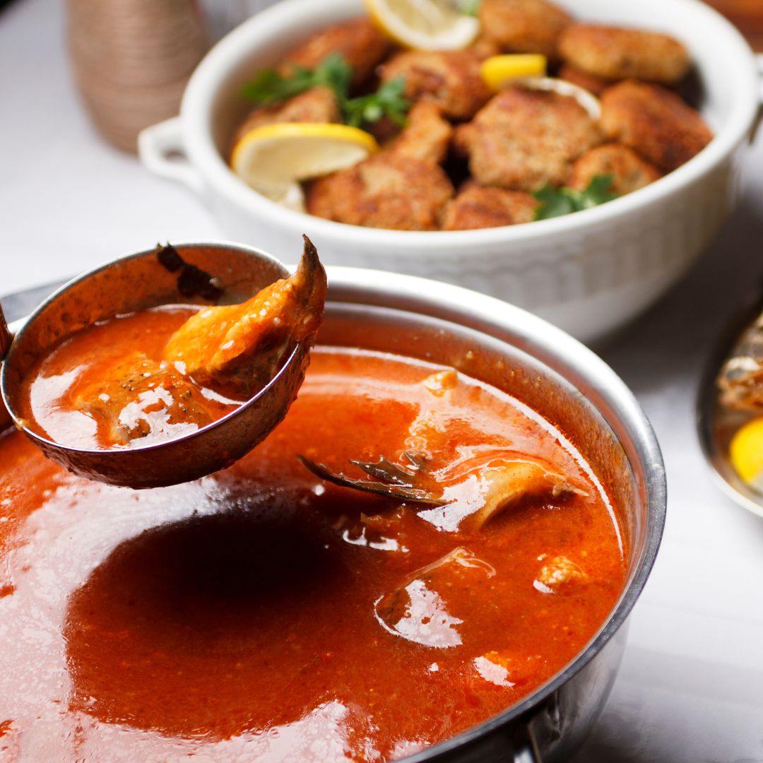 Making Hungarian fish soup like you've never seen it before!